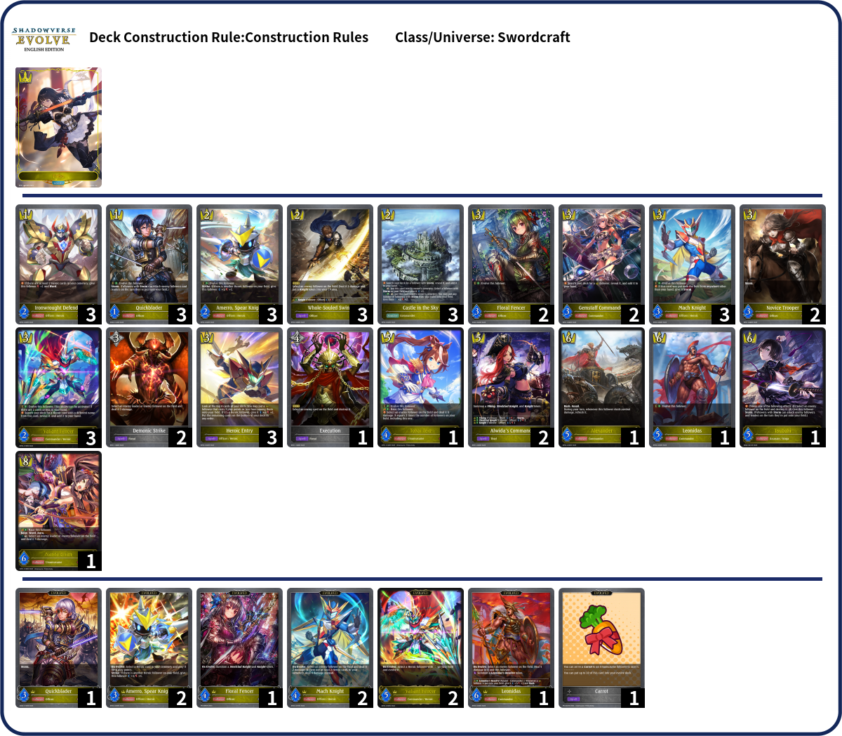 Deck Code [1D7M6] deck | Deck Log