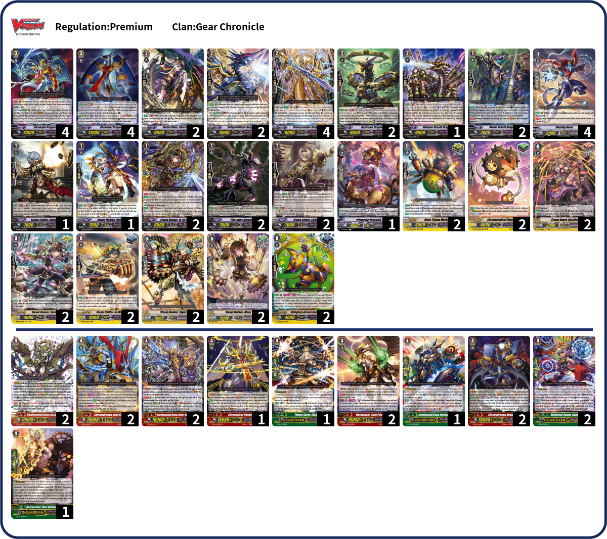 Premium Time Leap Deck : r/cardfightvanguard